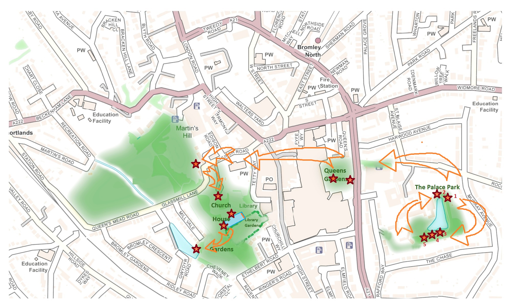 parks-heritage-trail-route-pictogram2 | Bromley Civic Society